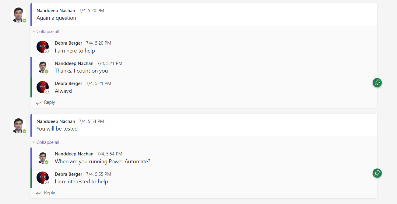 Pin MS Teams Messages With Power Automate Nanddeep Nachan Blogs